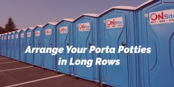 How to Prevent Porta Potty Tip Overs - On Site Companies