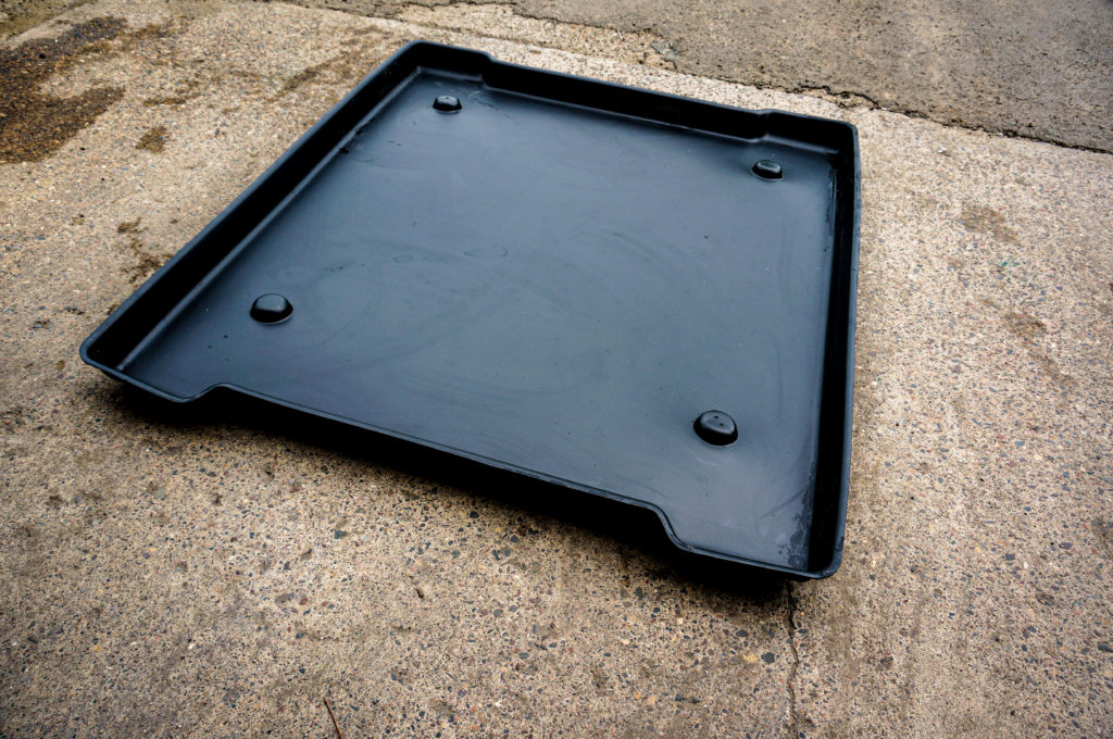 Containment Pan for Under Porta Potties to Collect Spillage