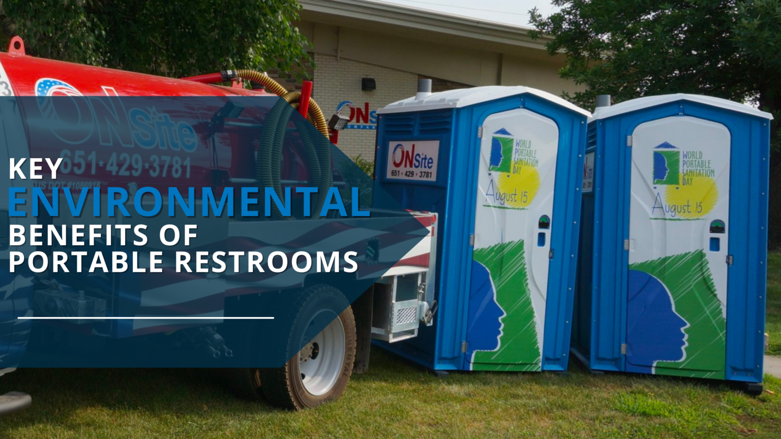 Environmental Benefits of Portable Restrooms | On Site Companies
